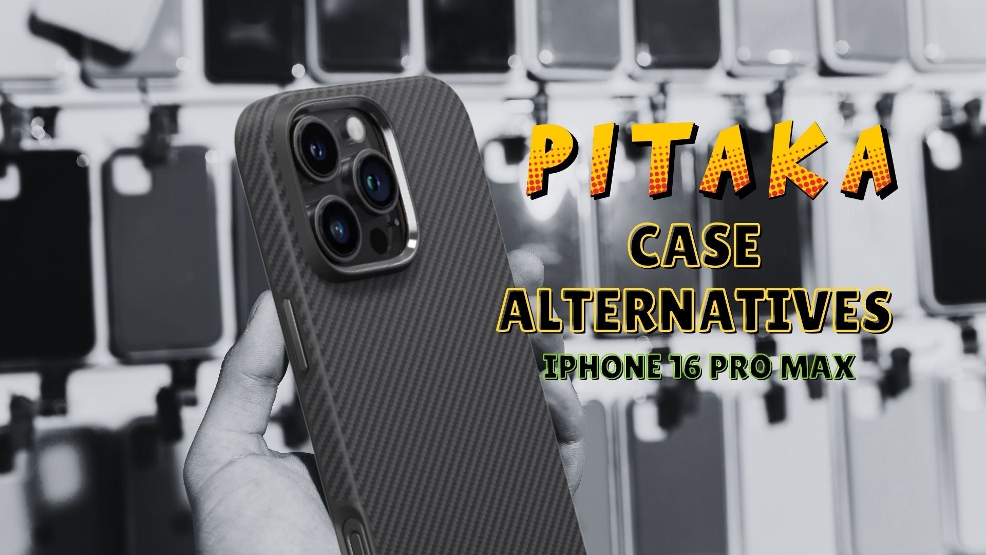 Pitaka Phone Case Alternatives for the iPhone 16 Pro Series